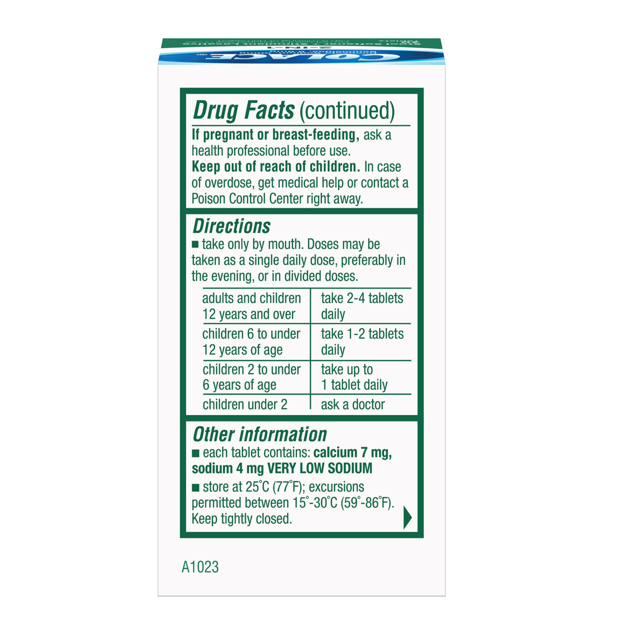 Colace® 2-IN-1 Tablets | Colace® (docusate sodium)