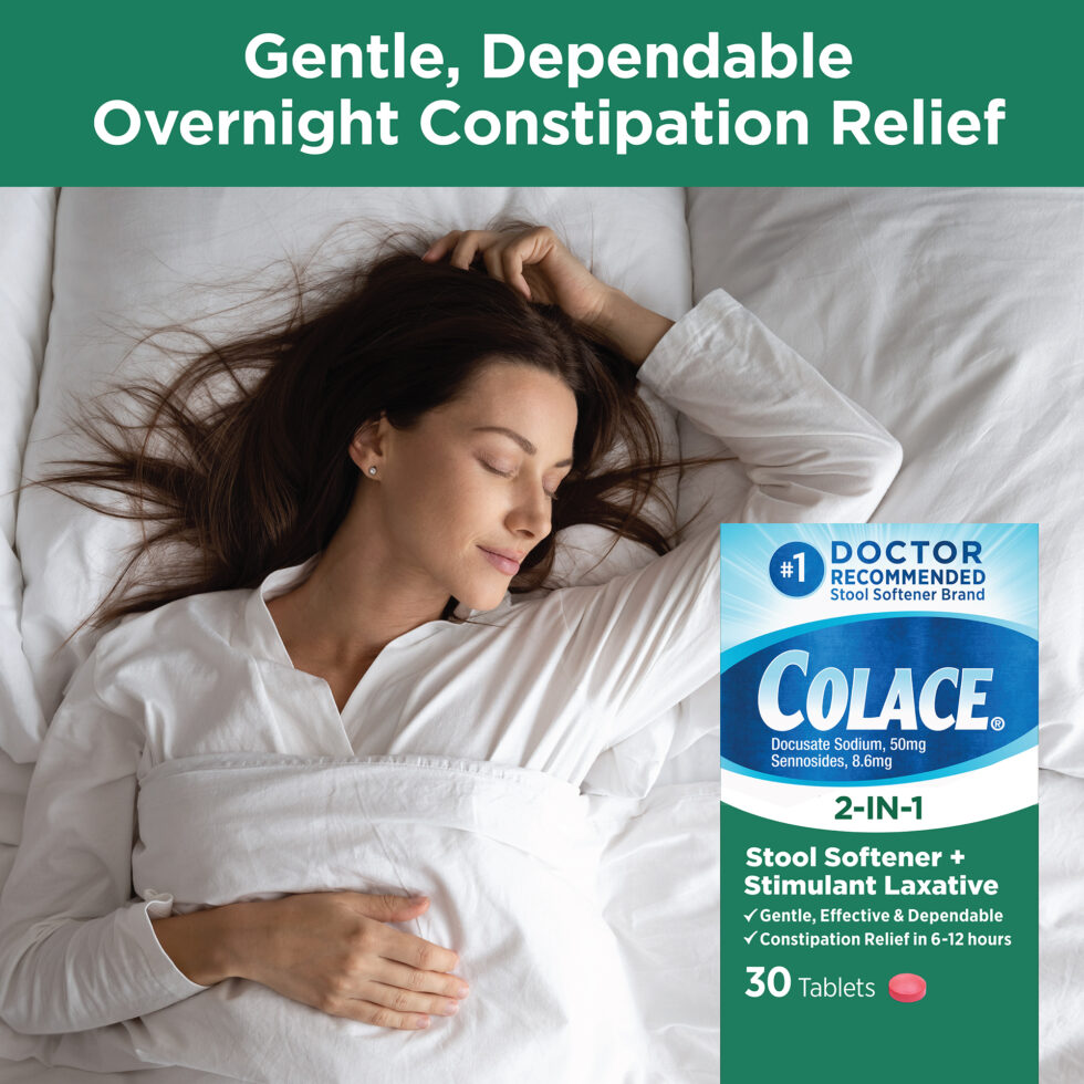 Colace® 2-IN-1 Tablets | Colace® (docusate sodium)