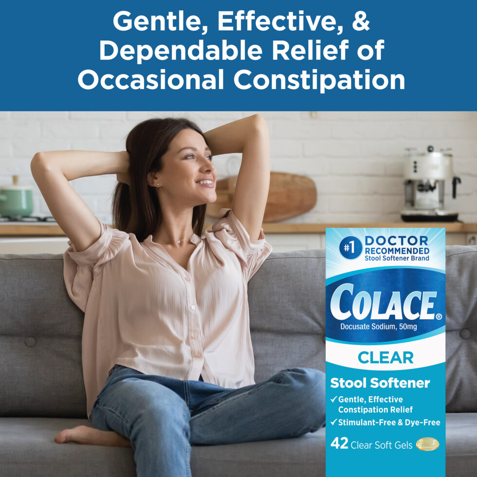 Colace® Clear Soft Gels| Colace® (docusate sodium)