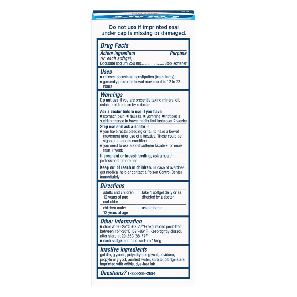 Colace Extra Strength Capsules - Colace® (docusate sodium)