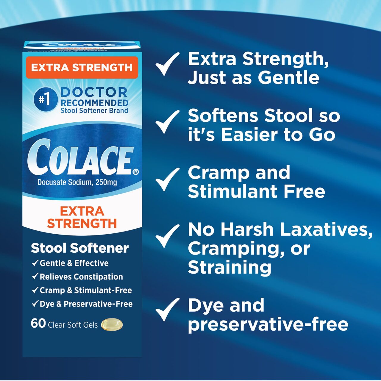 Colace Extra Strength Capsules - Colace® (docusate sodium)